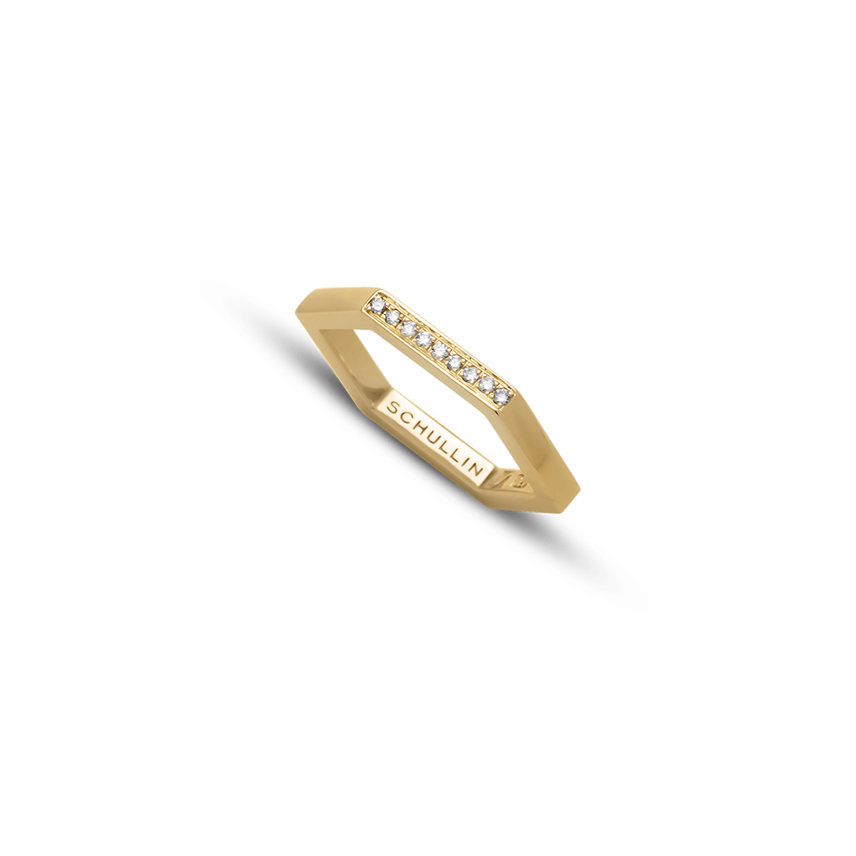 18k Rose Gold Rings Diamond Hexa Rose Schullin Wien
